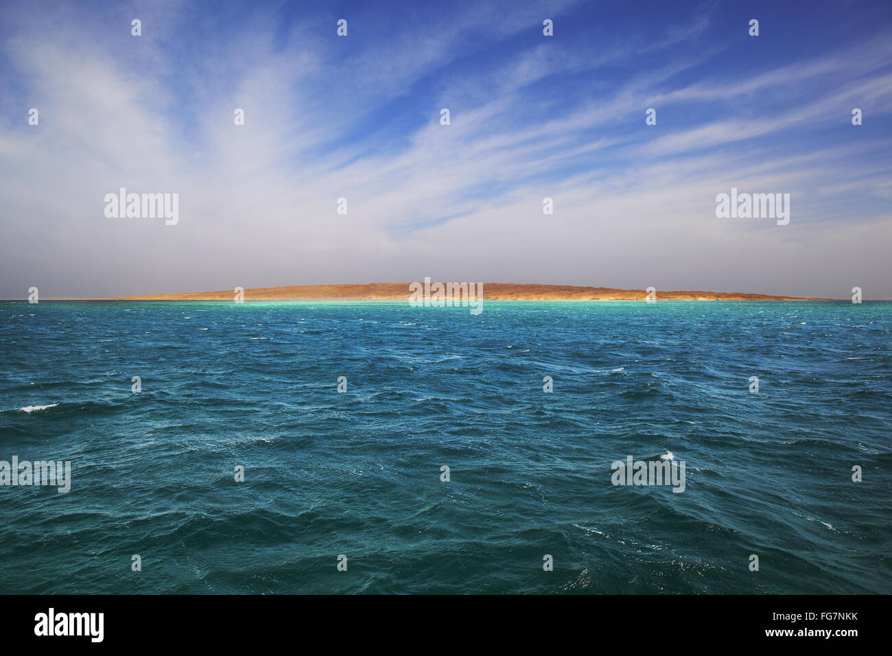 Island in the Red Sea Stock Photo - Alamy