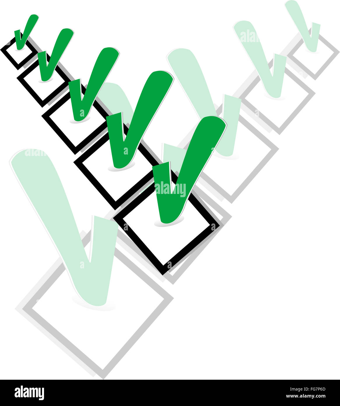 Check list symbol with ok sign. Vector illustration Stock Photo - Alamy