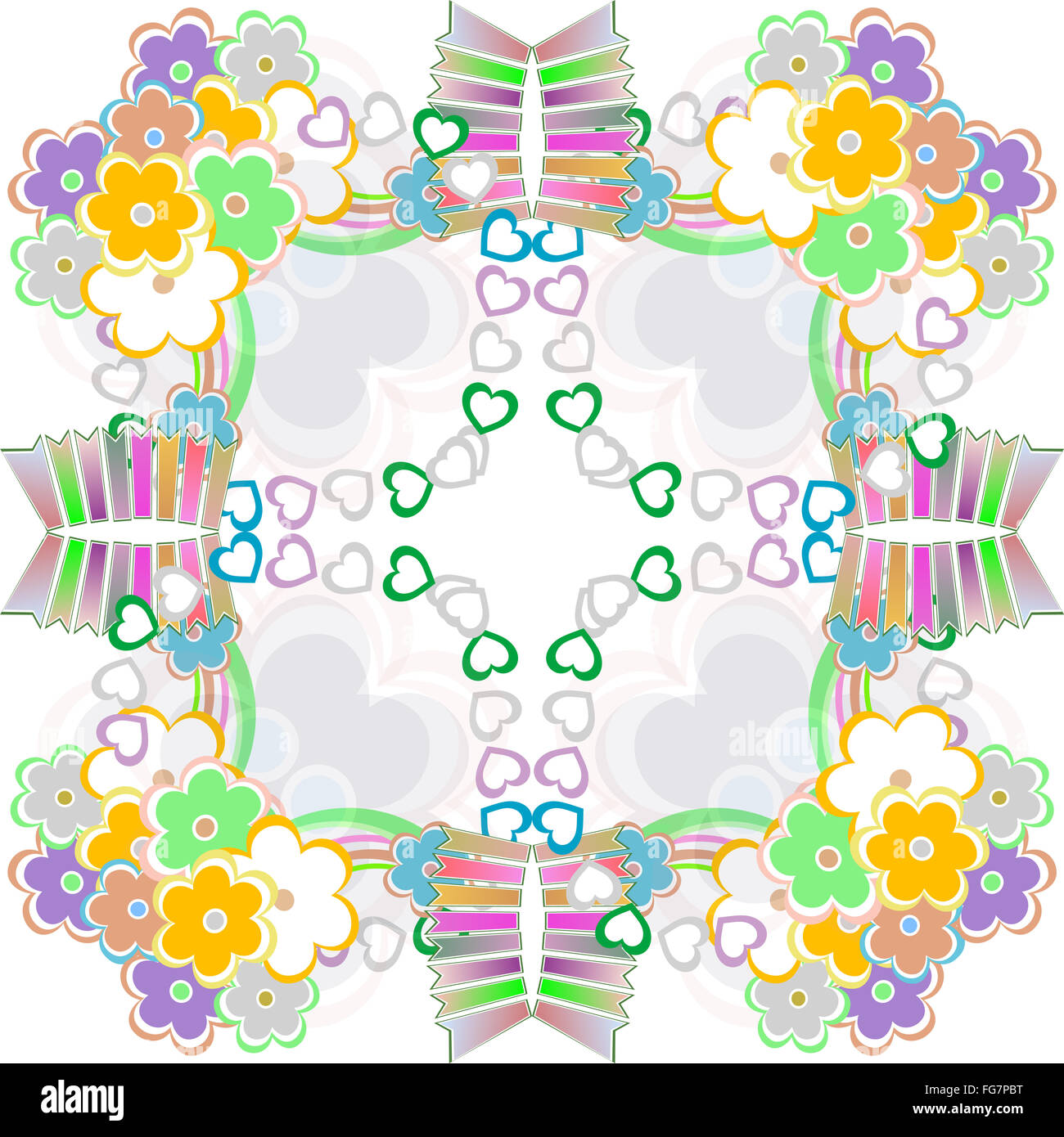 Seamless floral pattern. Flowers texture Stock Photo - Alamy