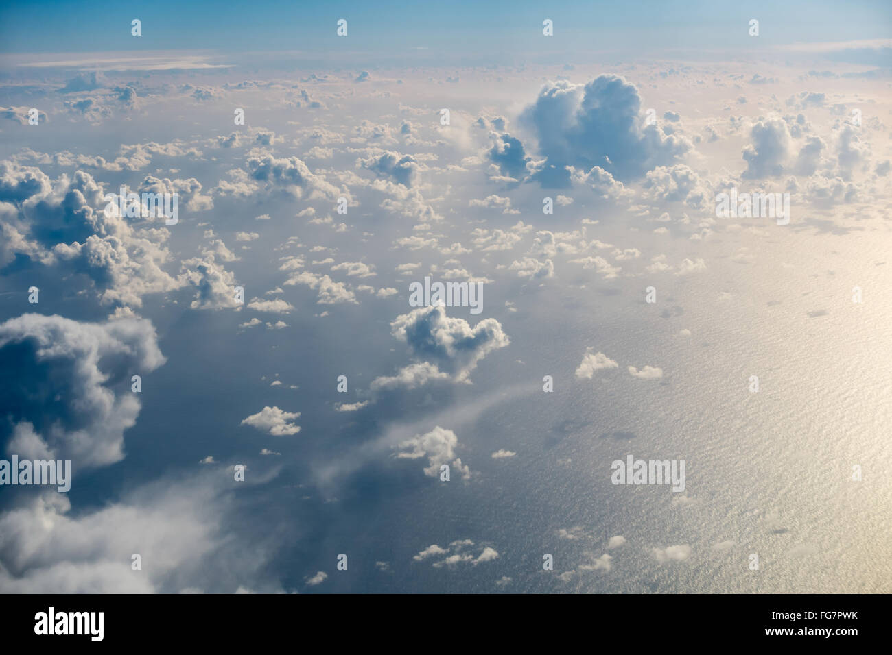 Cloudscape over the Atlantic Ocean Stock Photo - Alamy