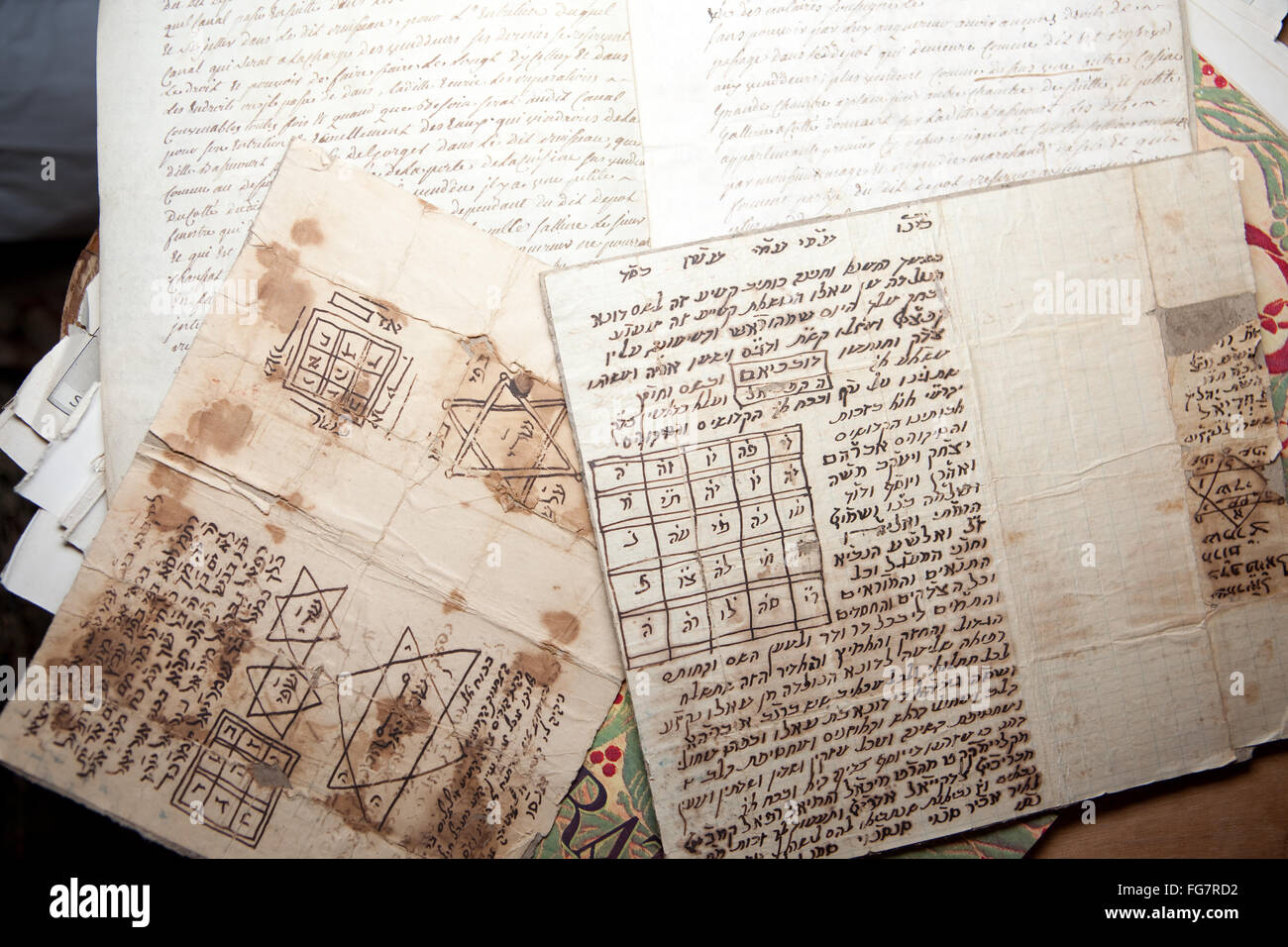 Old books and manuscripts Stock Photo - Alamy