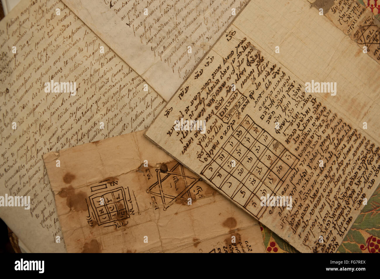 Old books and manuscripts Stock Photo - Alamy