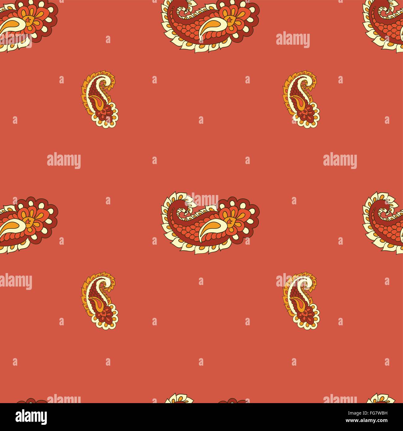 Seamless paisley pattern Stock Vector Image & Art - Alamy