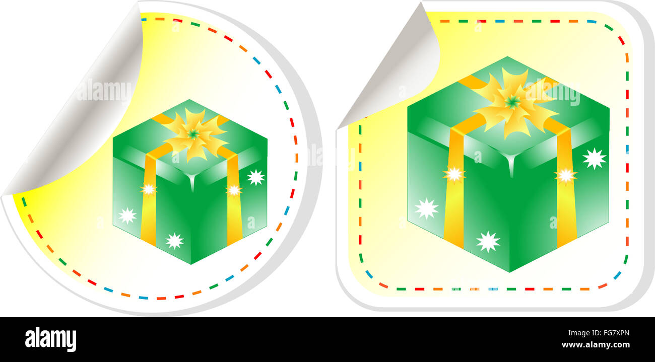 Package box stickers hi-res stock photography and images - Alamy