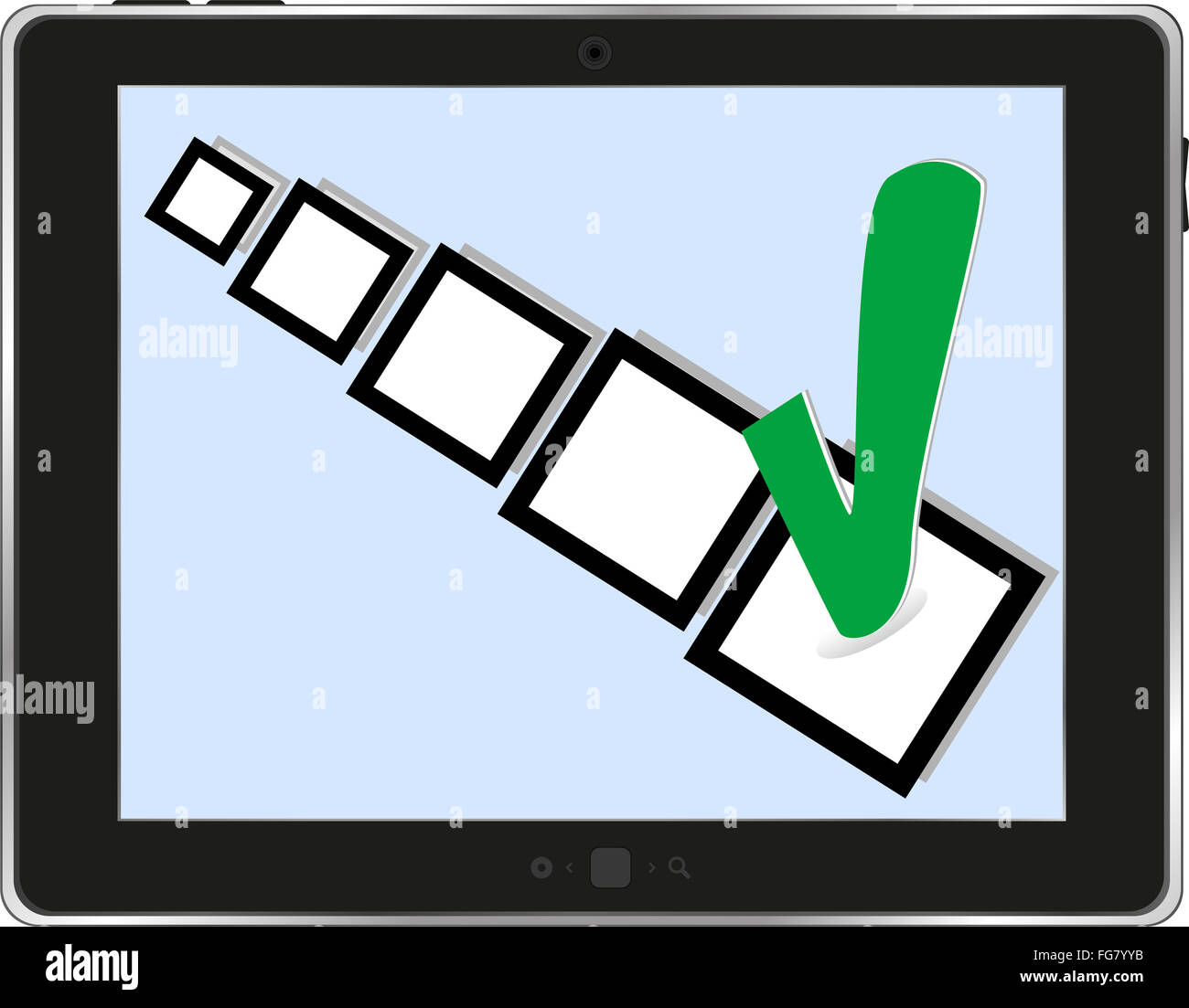 Tick box phone hi-res stock photography and images - Alamy