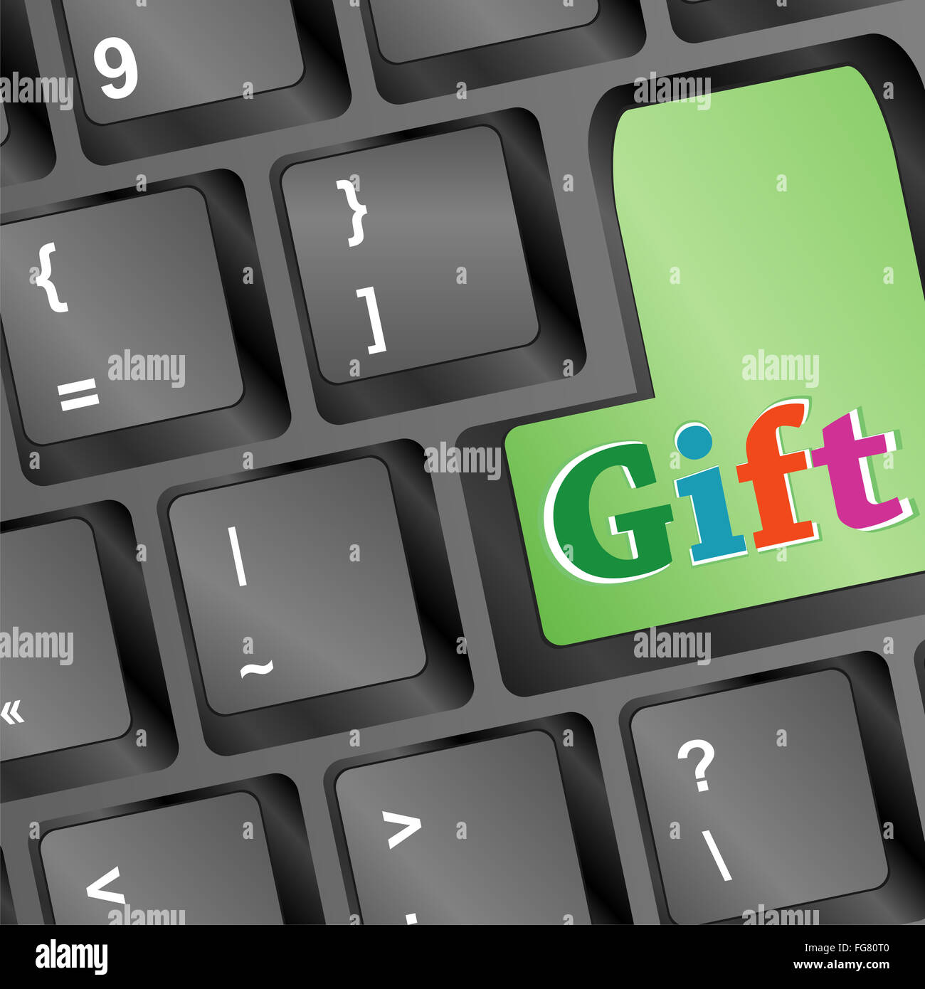 Thank concept key on keyboard hi-res stock photography and images - Alamy