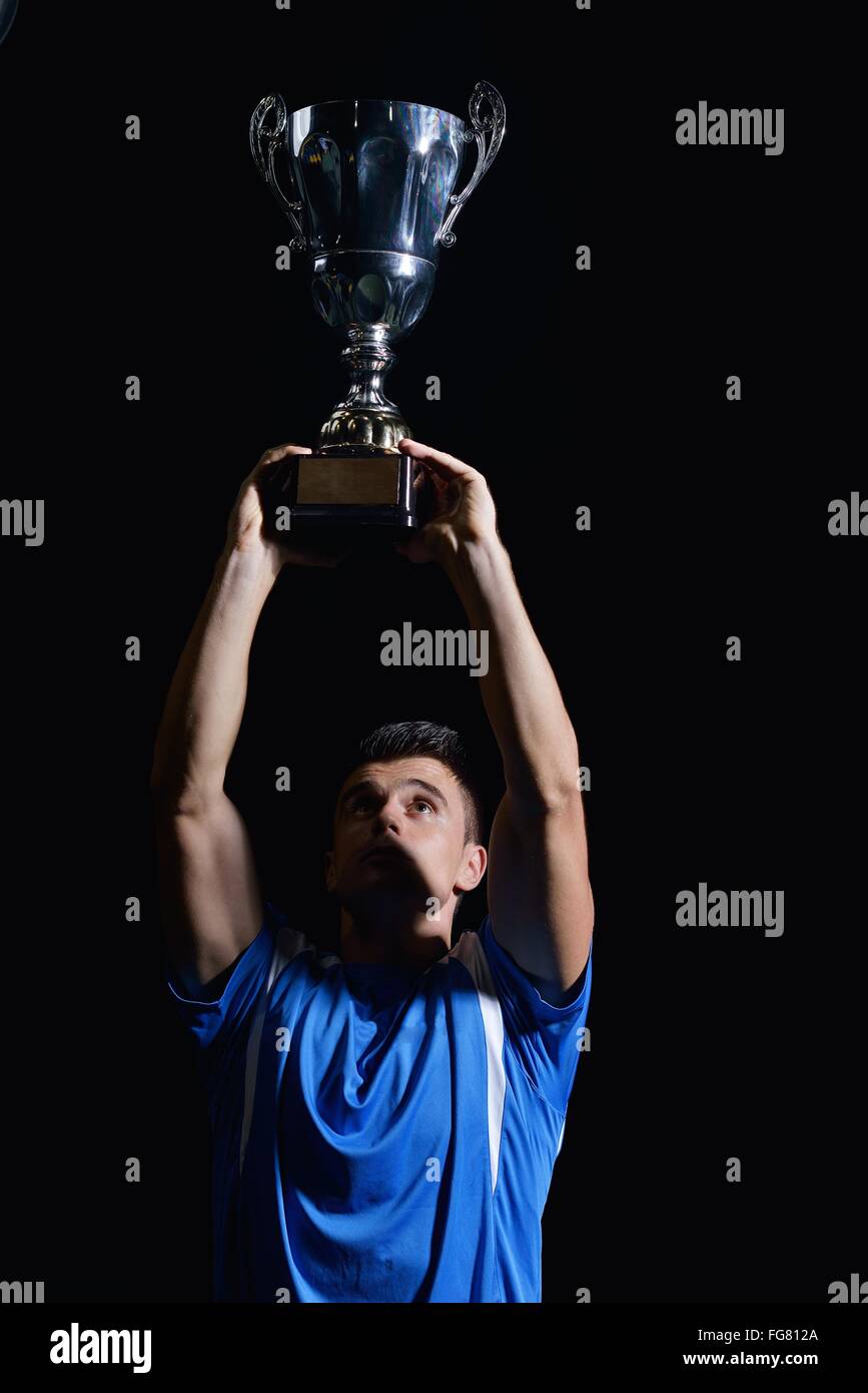 soccer players celebrating victory Stock Photo - Alamy