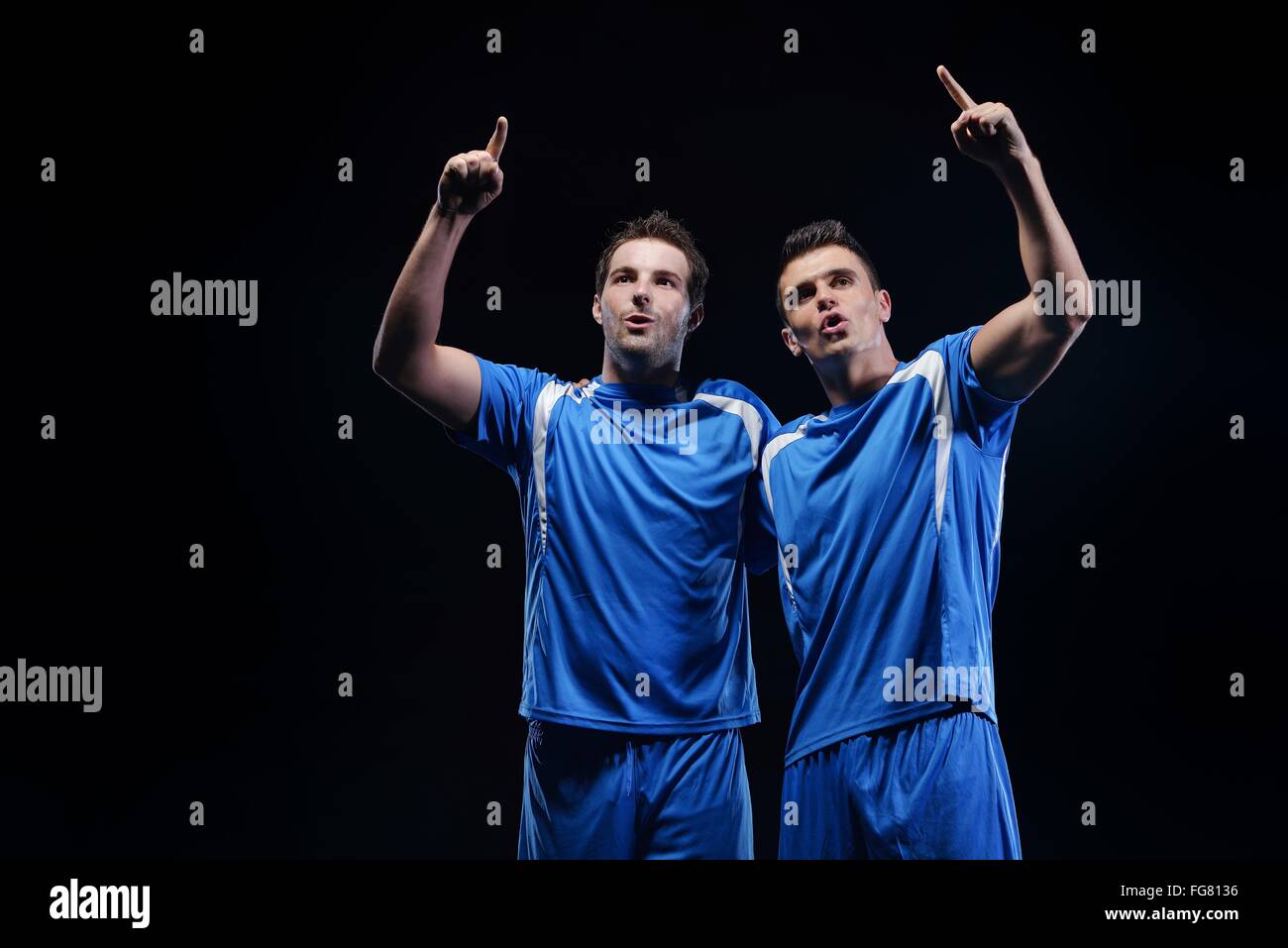 Action goal celebrating hi-res stock photography and images - Alamy