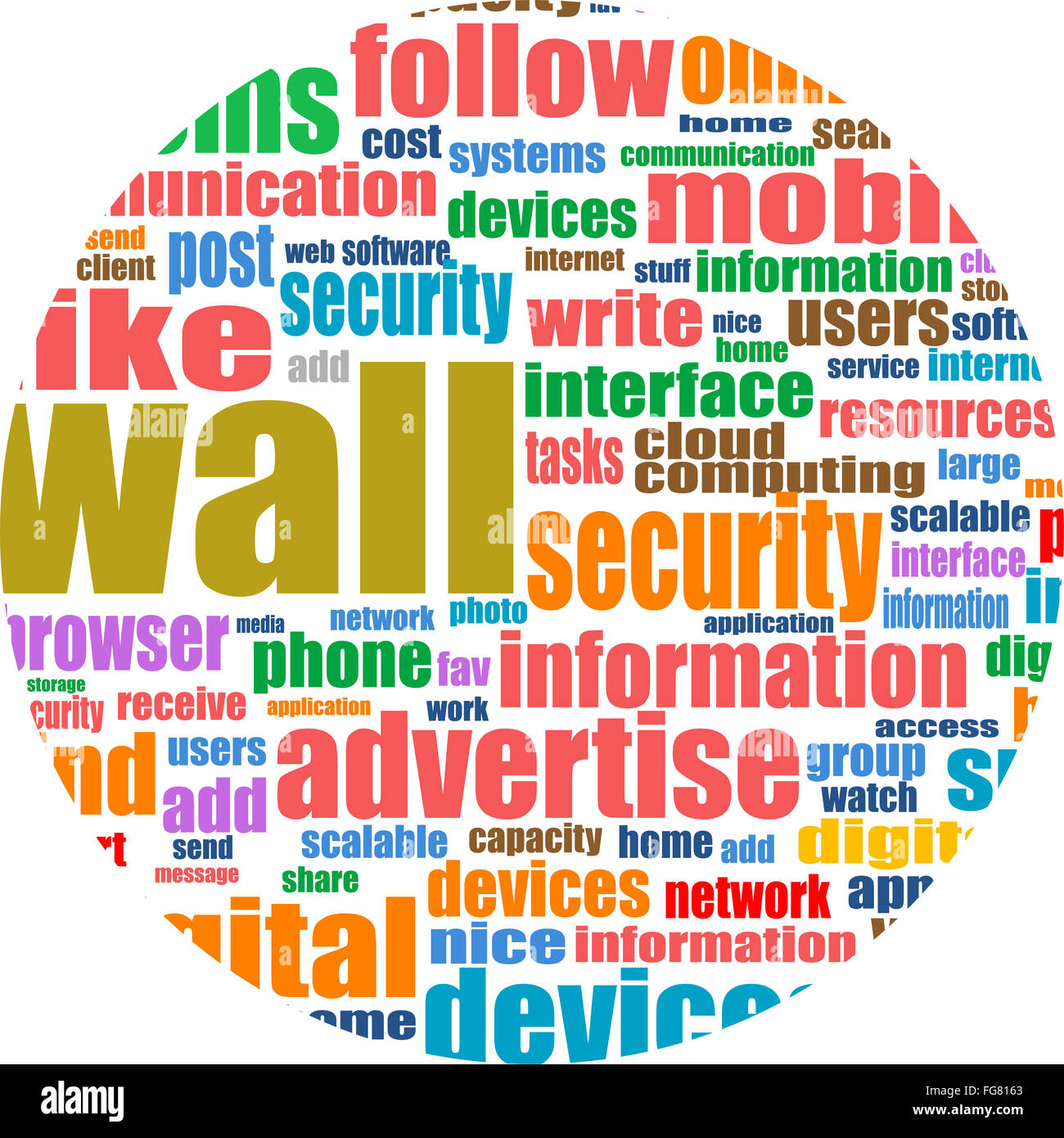 Social media abstract background with networking words Stock Photo - Alamy