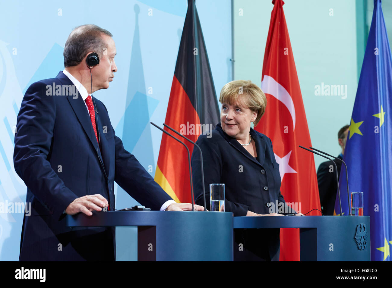 Erdogan besuch hi-res stock photography and images - Alamy