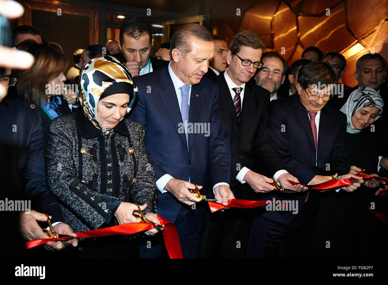 New Turkish Embassy in Berlin - Opening Stock Photo - Alamy