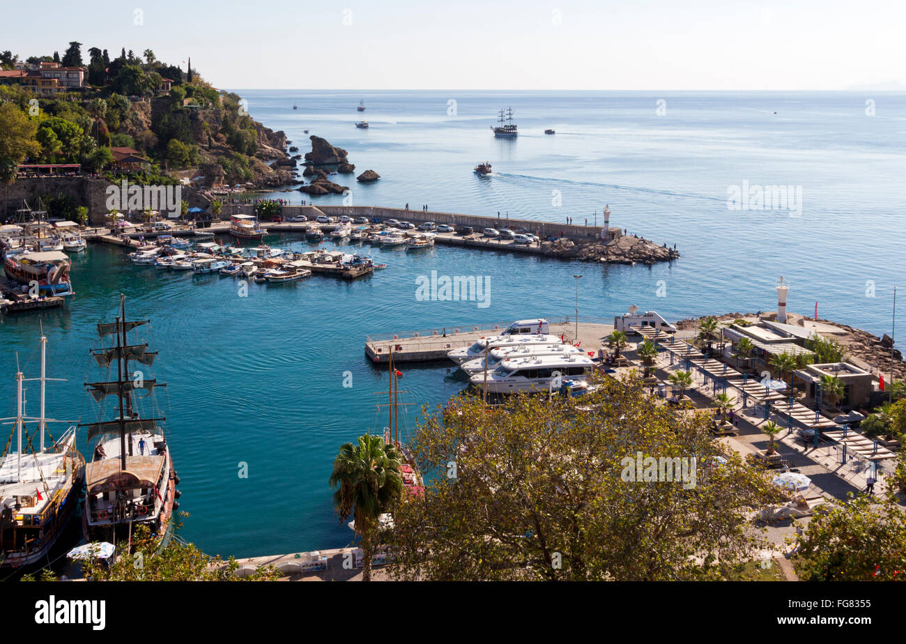 Harbour and Marina of Antalya, Turkey Stock Photo - Alamy