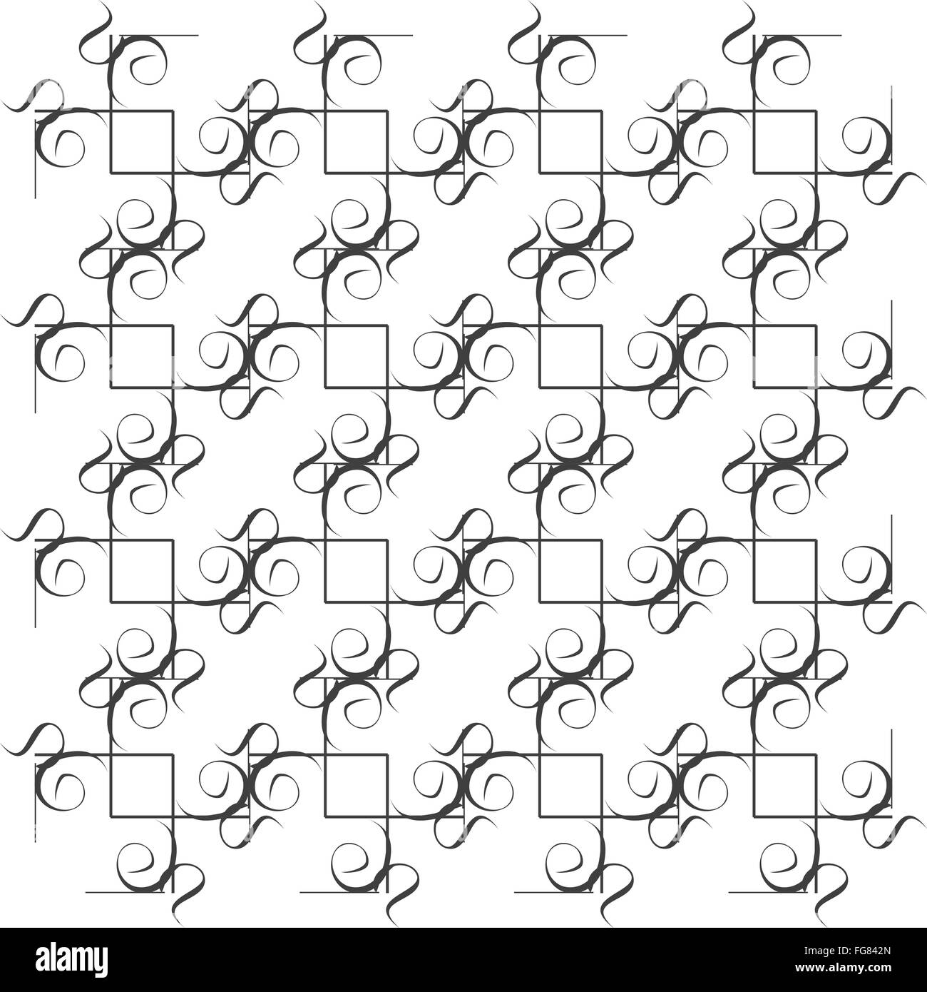 Monochrome seamless texture with abstract pattern Stock Photo - Alamy