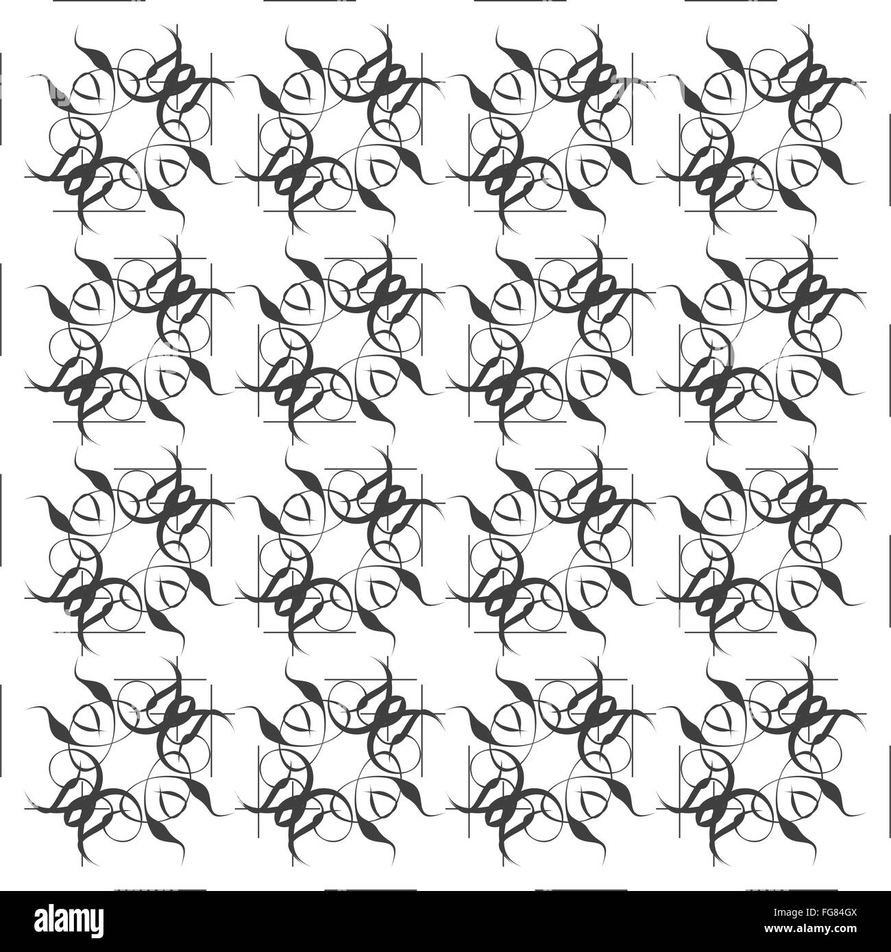 Monochrome seamless texture with abstract pattern Stock Photo - Alamy