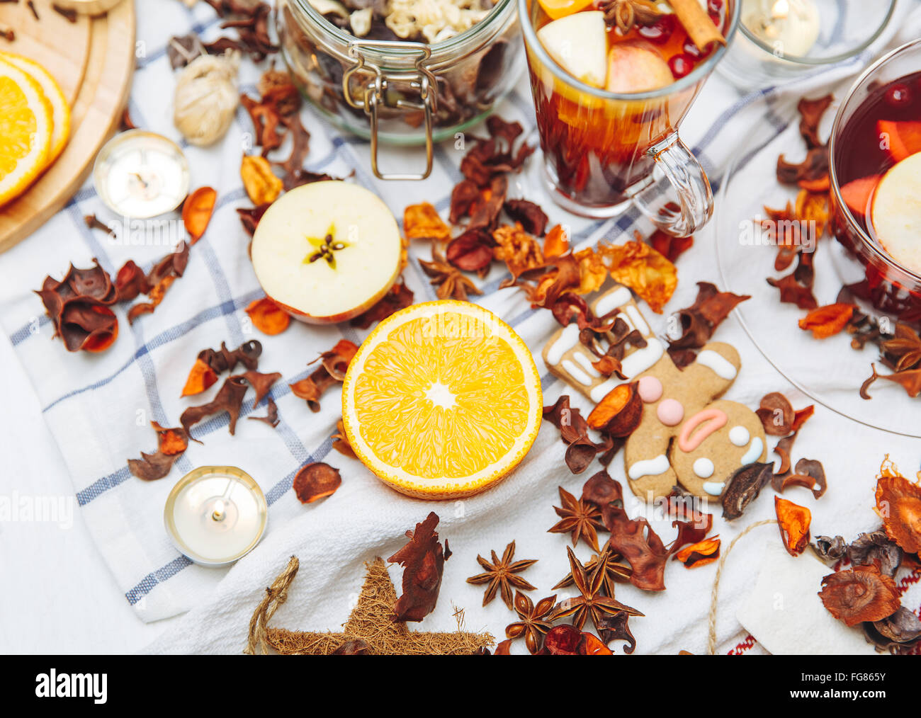 cup of hot mulled wine and a delicious cup of grog among the many ...