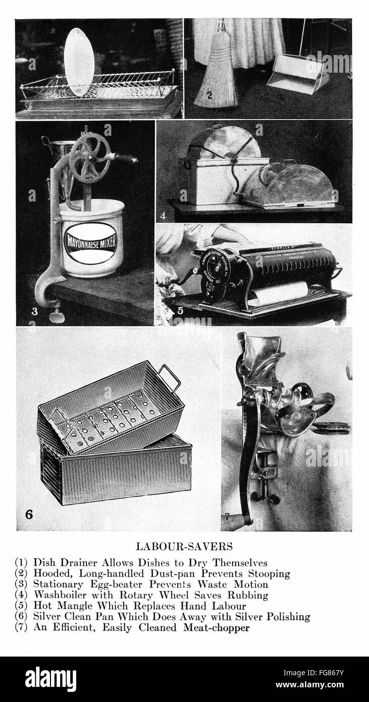 HOUSEKEEPING, 1913. /nIllustration from 'The New Housekeeping,' by ...