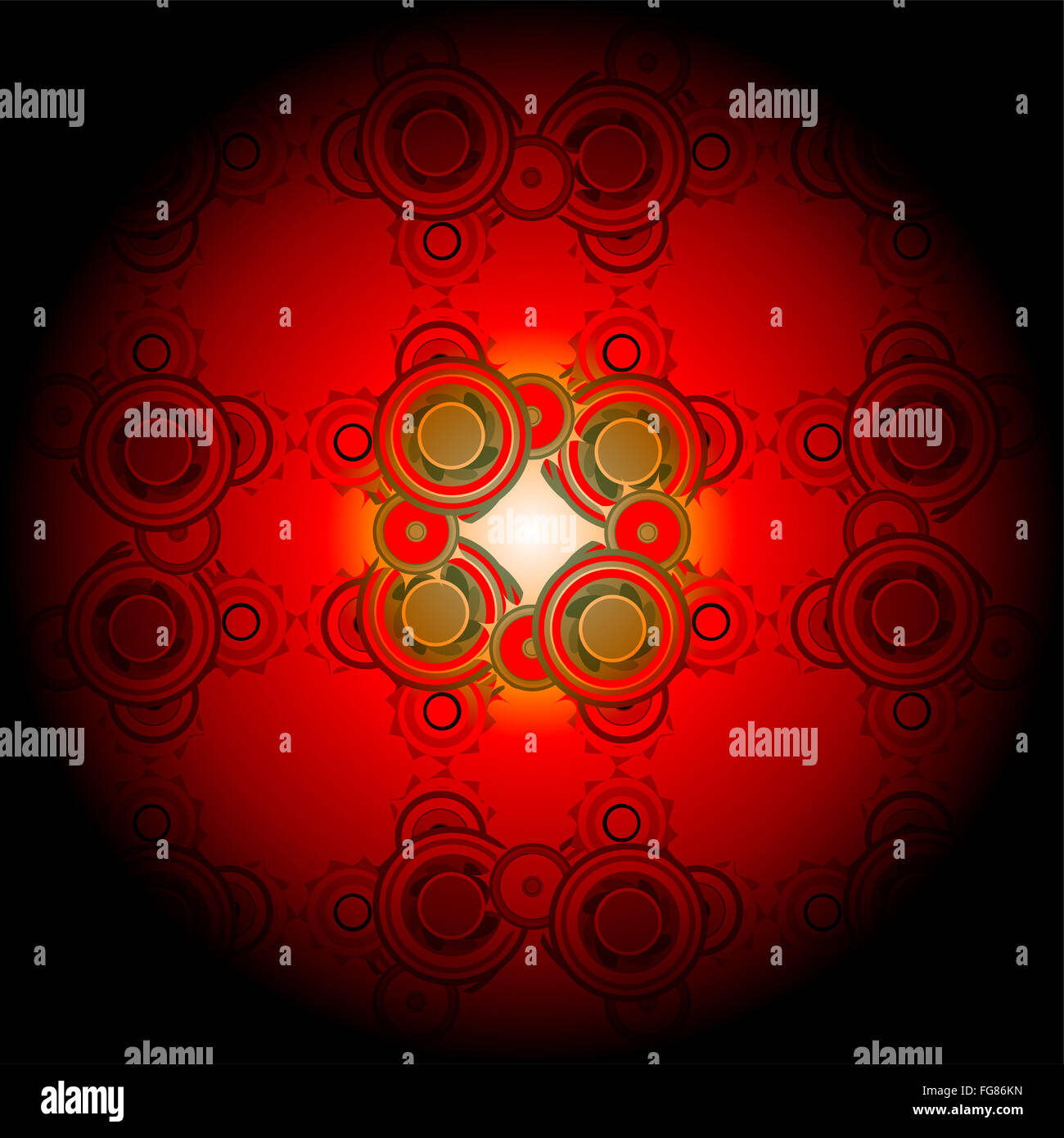 Red elegant love background. abstract fractals Stock Photo - Alamy