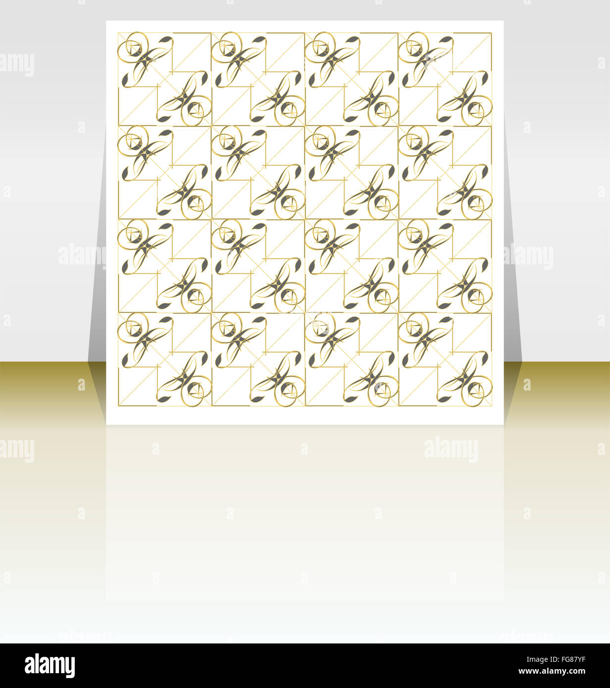 Abstract calligraphic valentines design template Stock Photo - Alamy