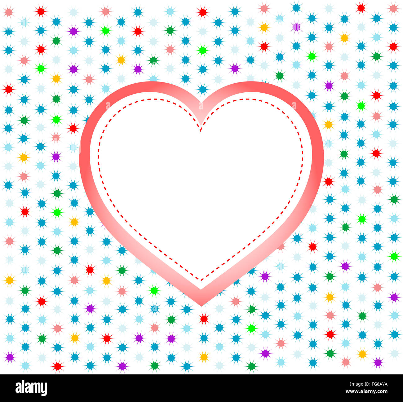 pair of valentine heart on abstract background Stock Photo - Alamy