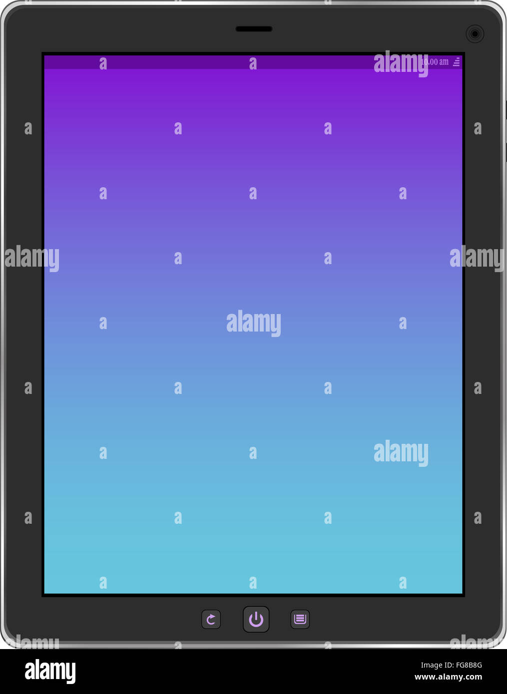 tablet computer pc isolated on the white backgrounds Stock Photo - Alamy