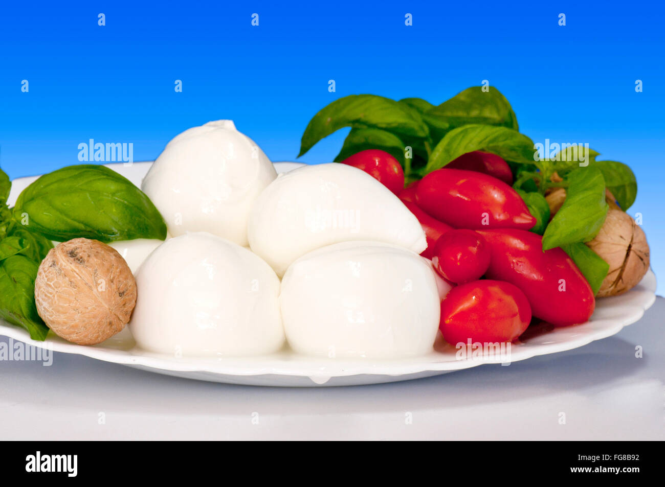 Italian food Bocconcini of buffalo Stock Photo - Alamy