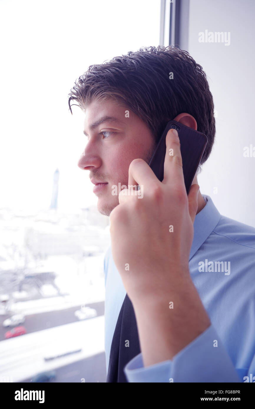 Businessm talking hi-res stock photography and images - Alamy