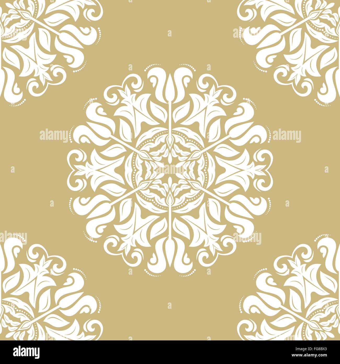 Seamless Vector Wallpaper in the Style of Baroque Stock Vector Image & Art - Alamy
