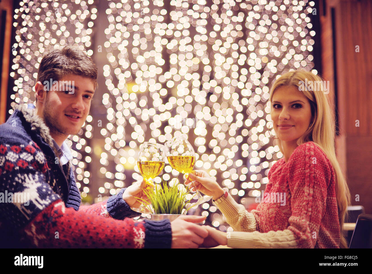 romantic evening date Stock Photo - Alamy