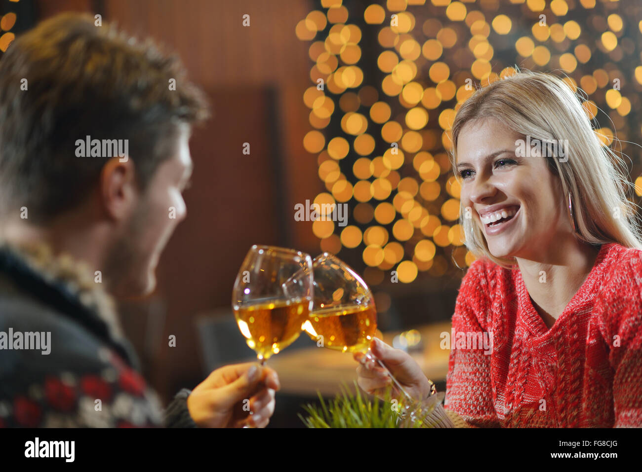 romantic evening date Stock Photo - Alamy