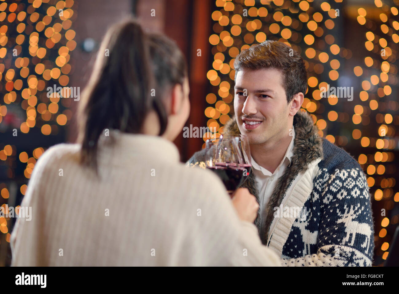 romantic evening date Stock Photo - Alamy