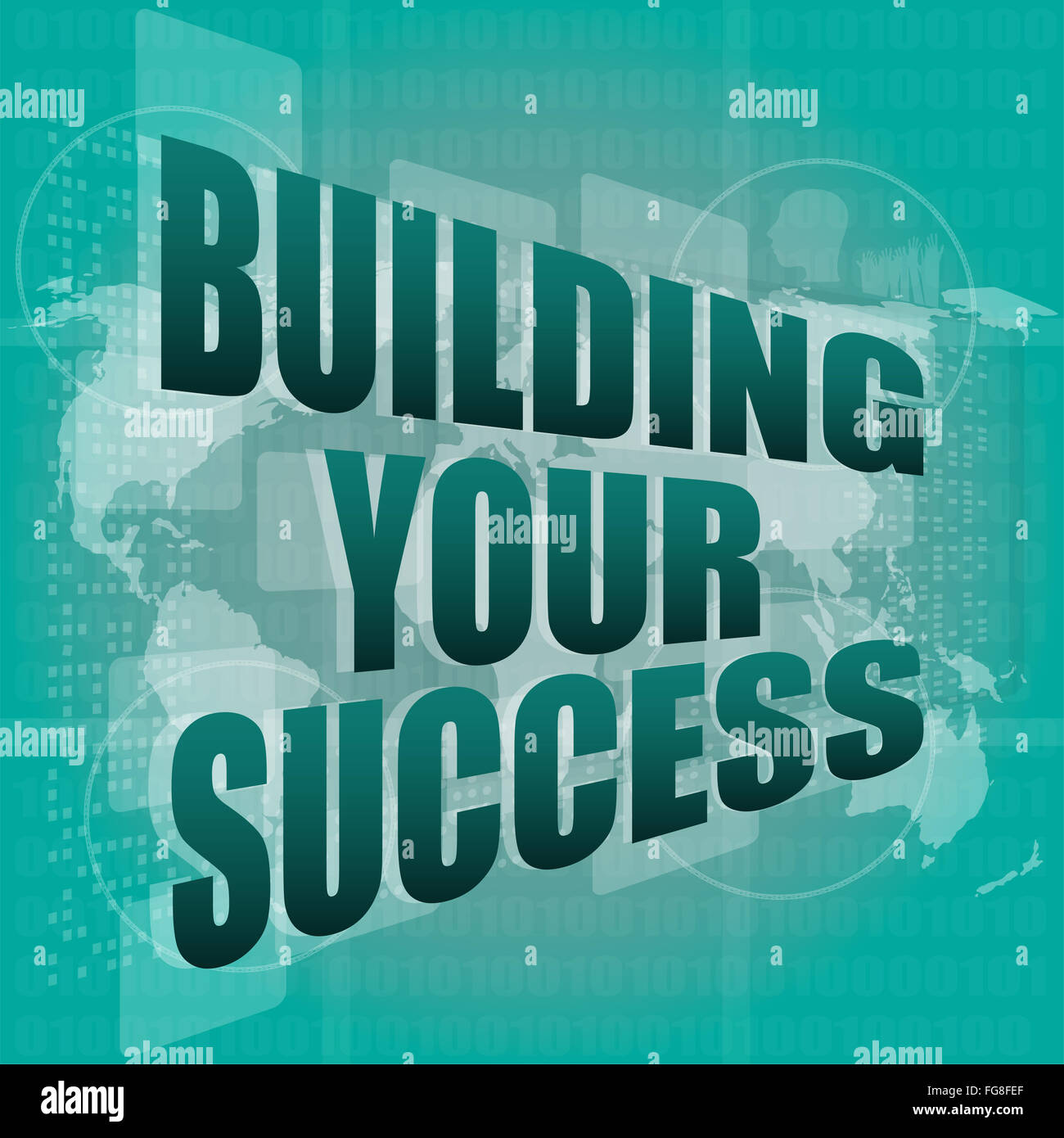 Digital 3d building computer hi-res stock photography and images - Alamy