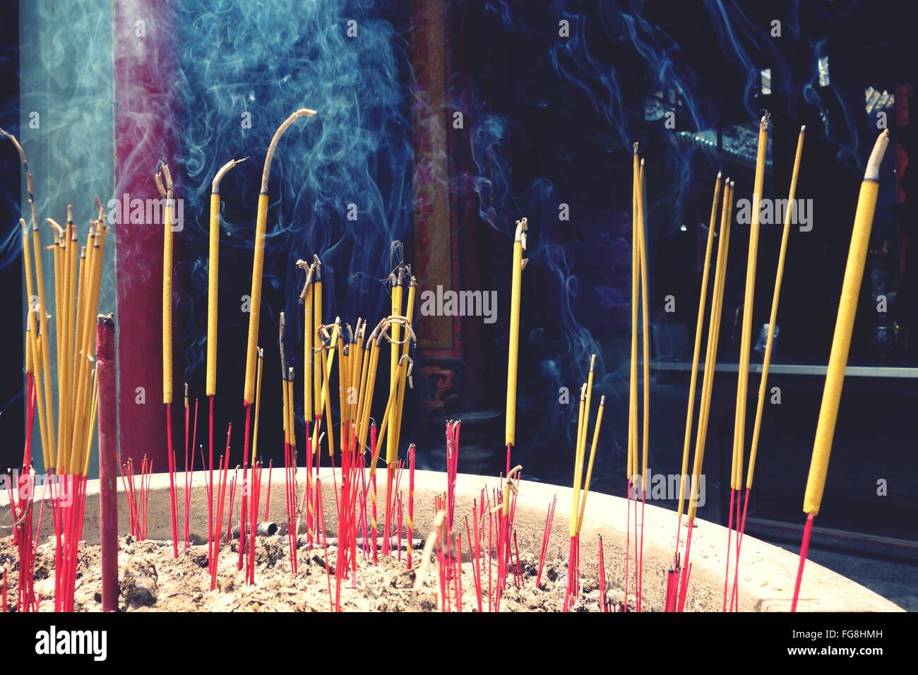 Burning incenses hi-res stock photography and images - Alamy