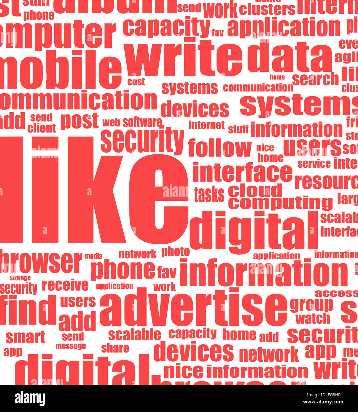 Which is composed of text keywords on hi-res stock photography and ...