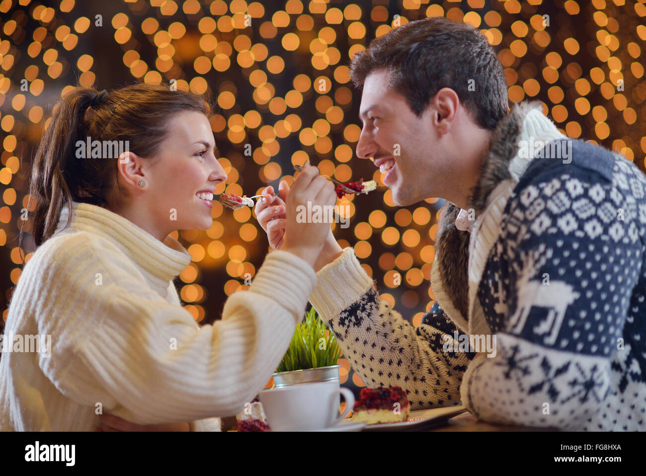 romantic evening date Stock Photo - Alamy