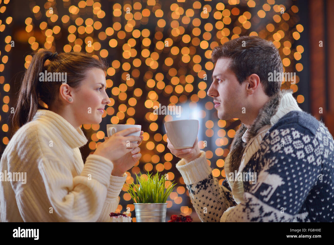 romantic evening date Stock Photo - Alamy