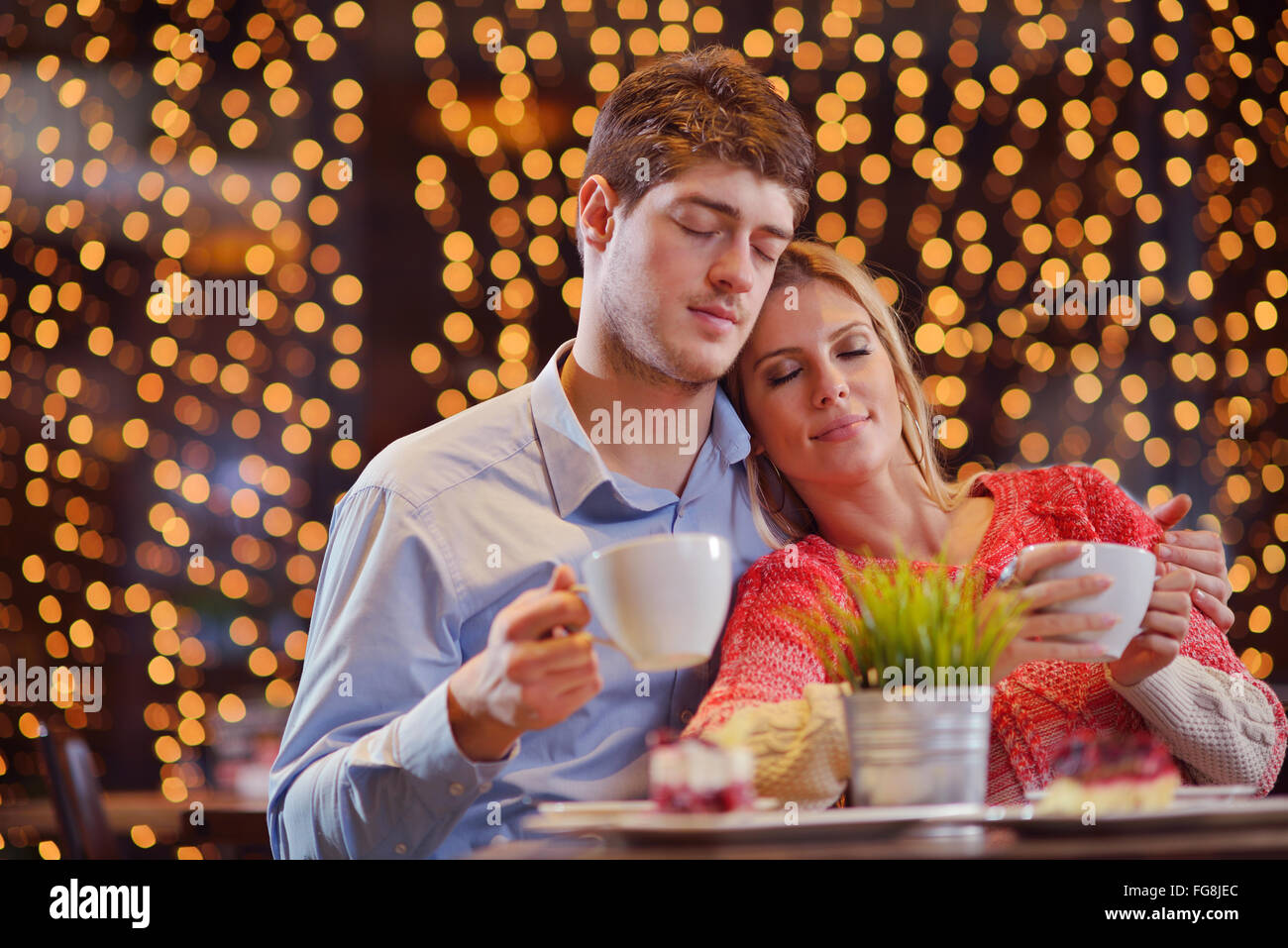 romantic evening date Stock Photo - Alamy