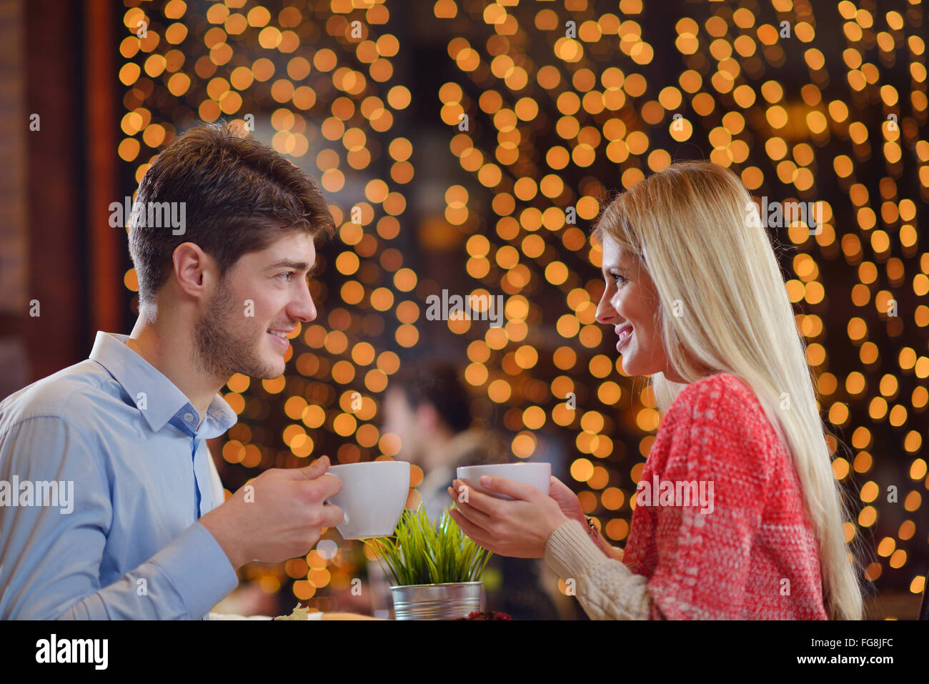 romantic evening date Stock Photo - Alamy