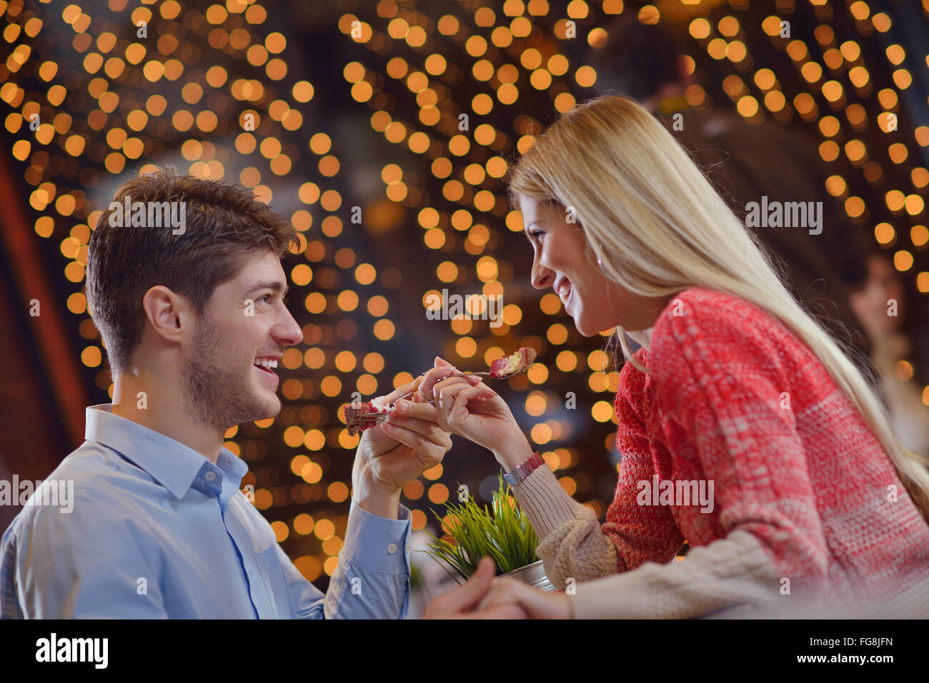 romantic evening date Stock Photo - Alamy