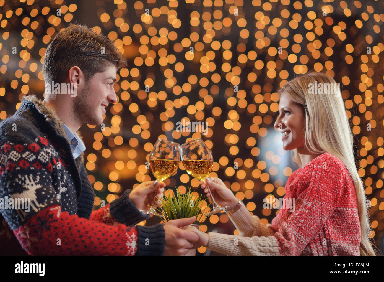 romantic evening date Stock Photo - Alamy
