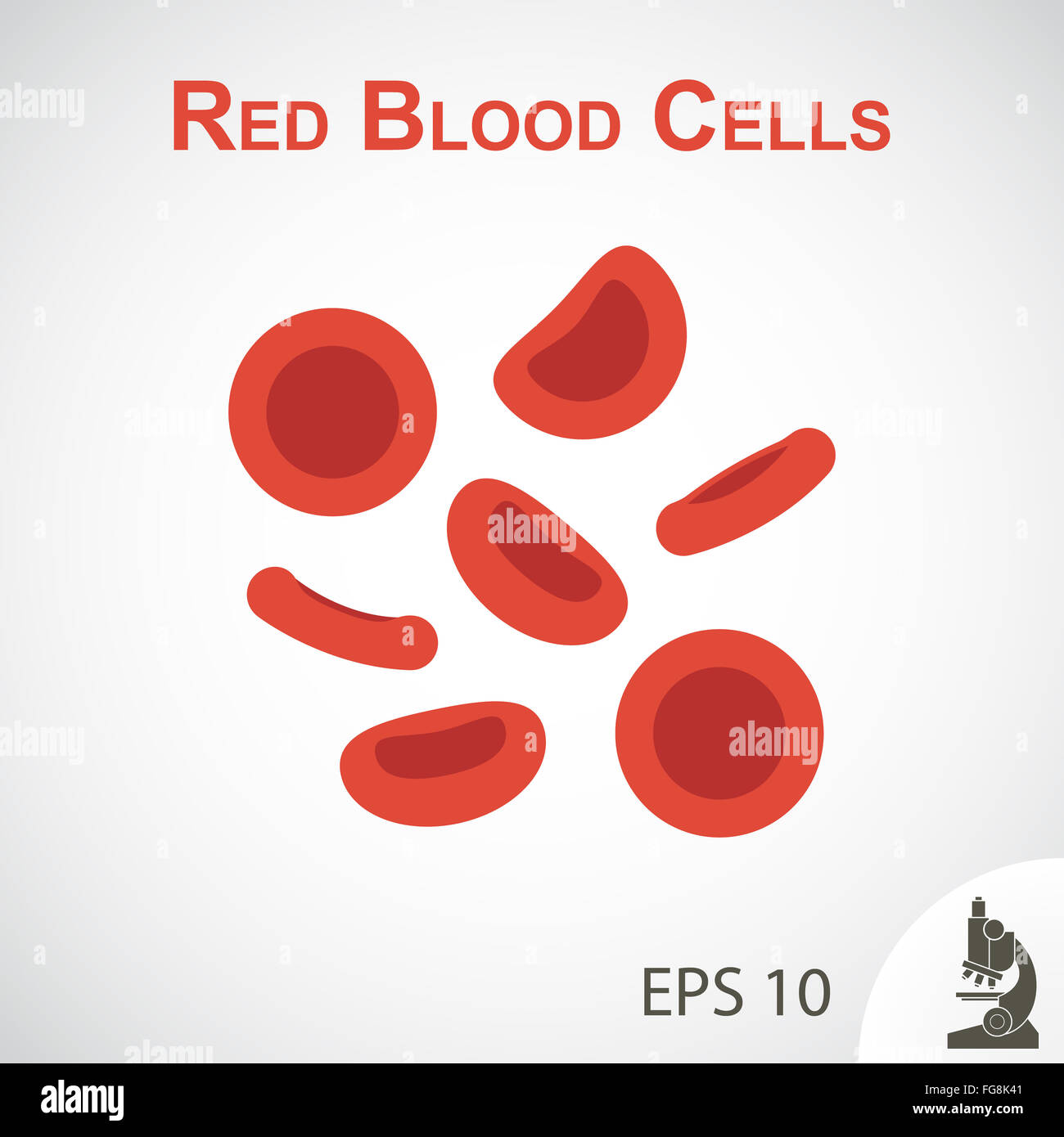 Red blood cells simple hi-res stock photography and images - Alamy