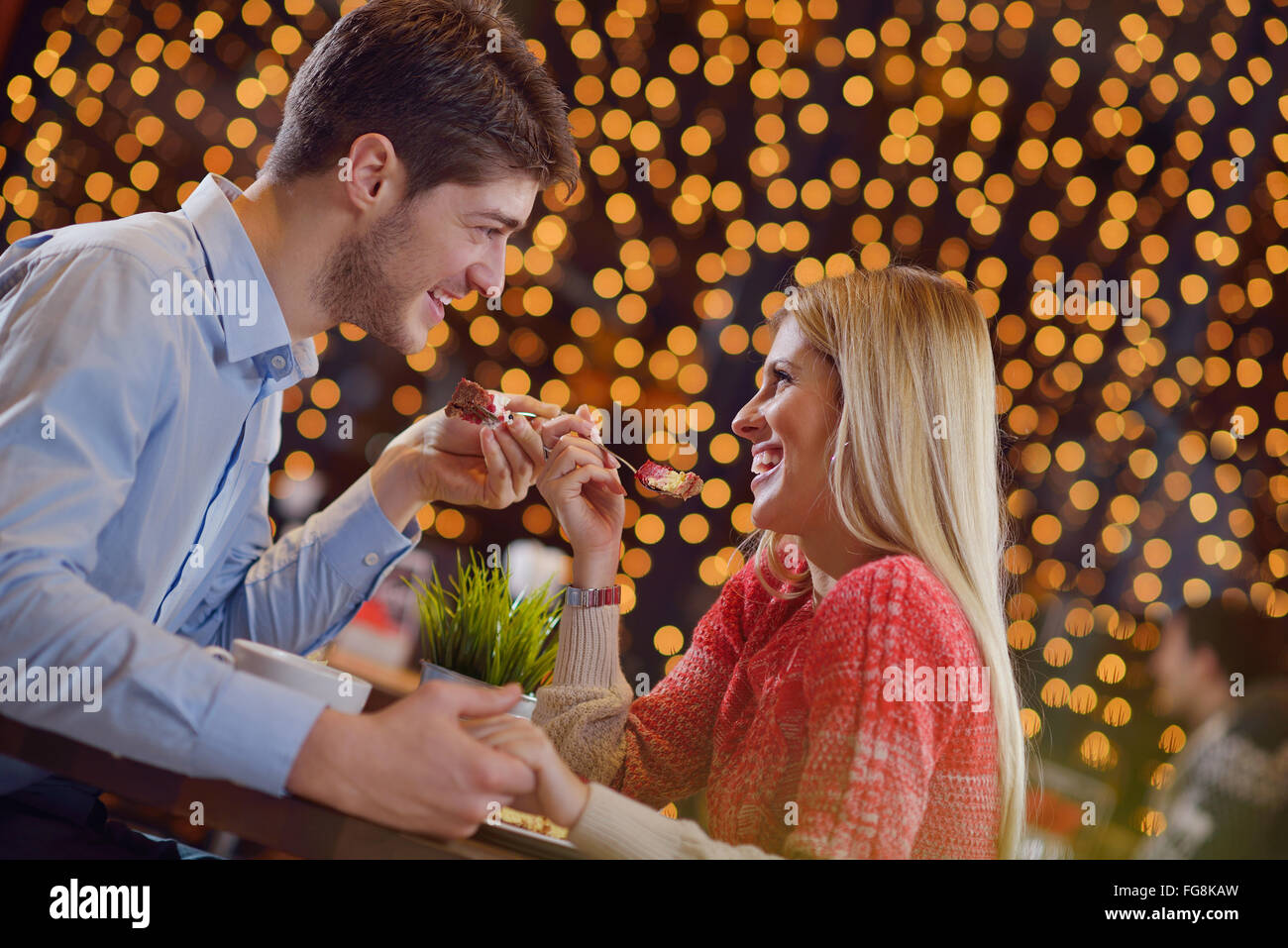 romantic evening date Stock Photo - Alamy