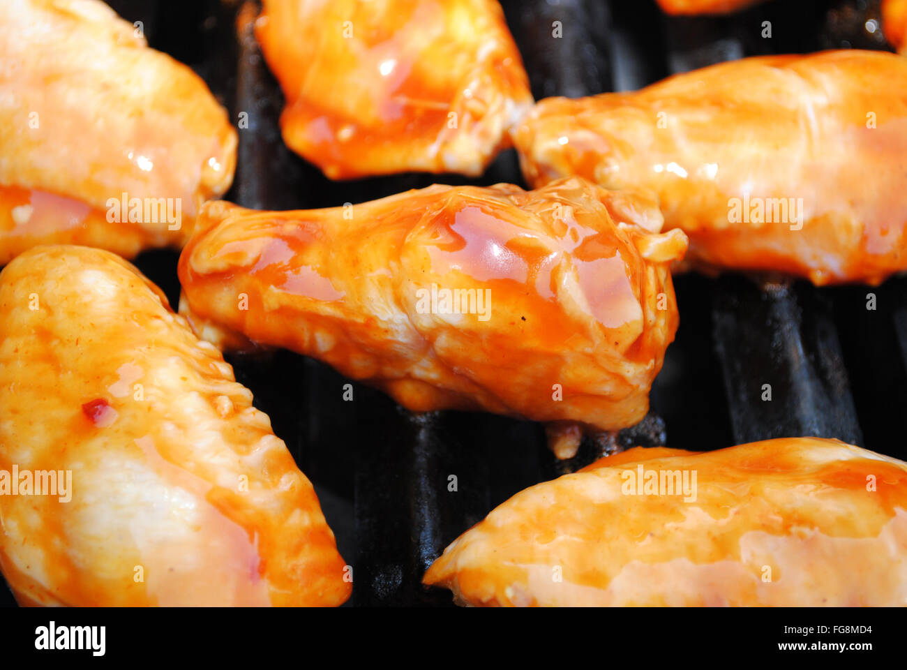 Hot chicken wing hi-res stock photography and images - Alamy