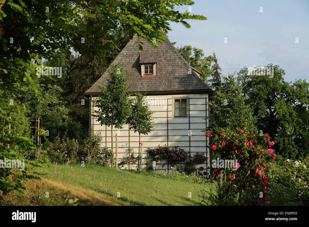 geography / travel, Germany, Thuringia, Weimar, Park at the Ilm River ...