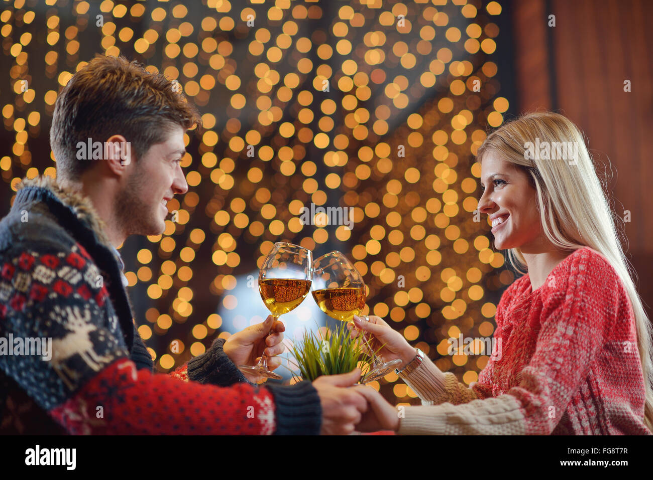 romantic evening date Stock Photo - Alamy