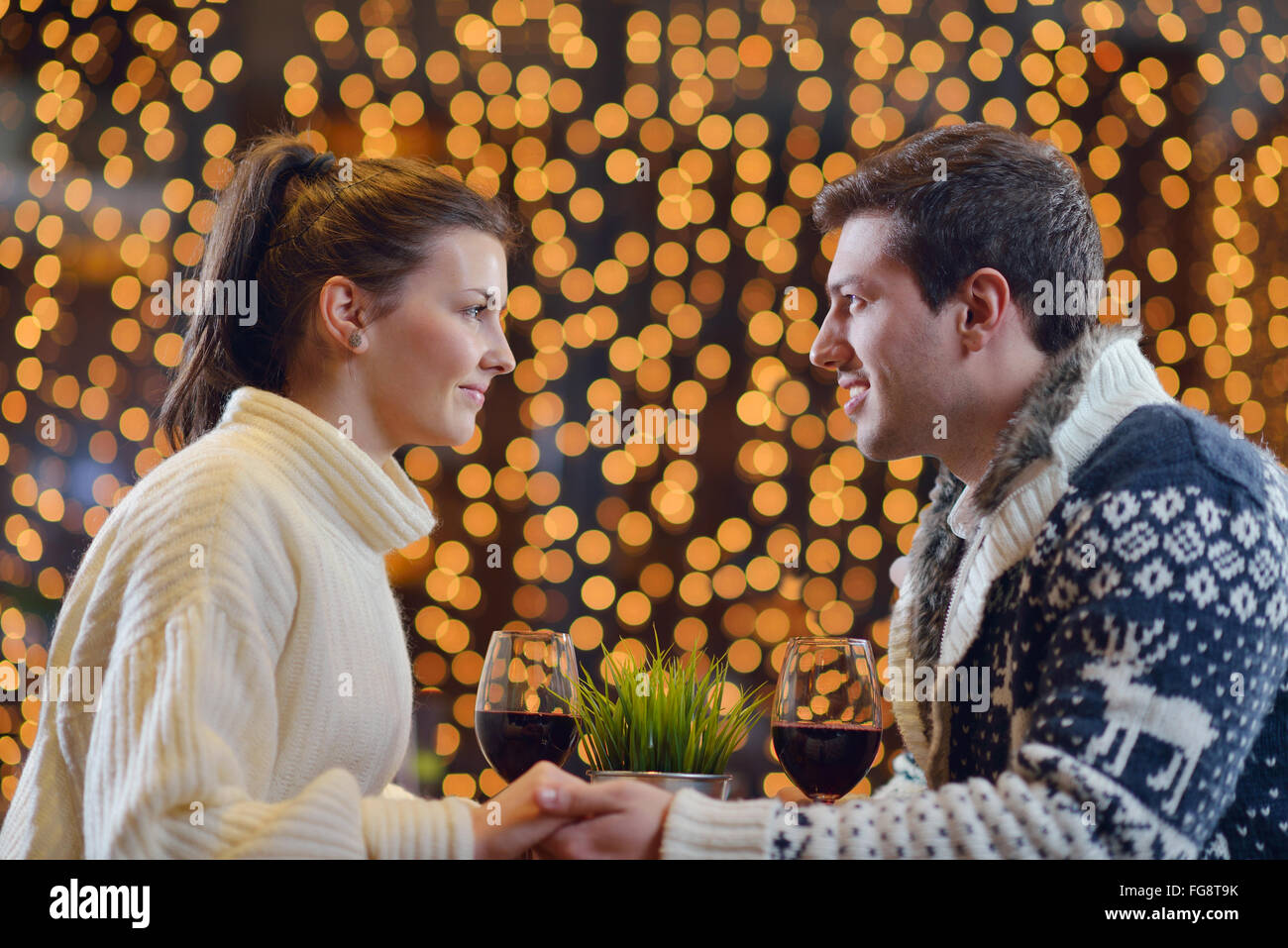 romantic evening date Stock Photo - Alamy