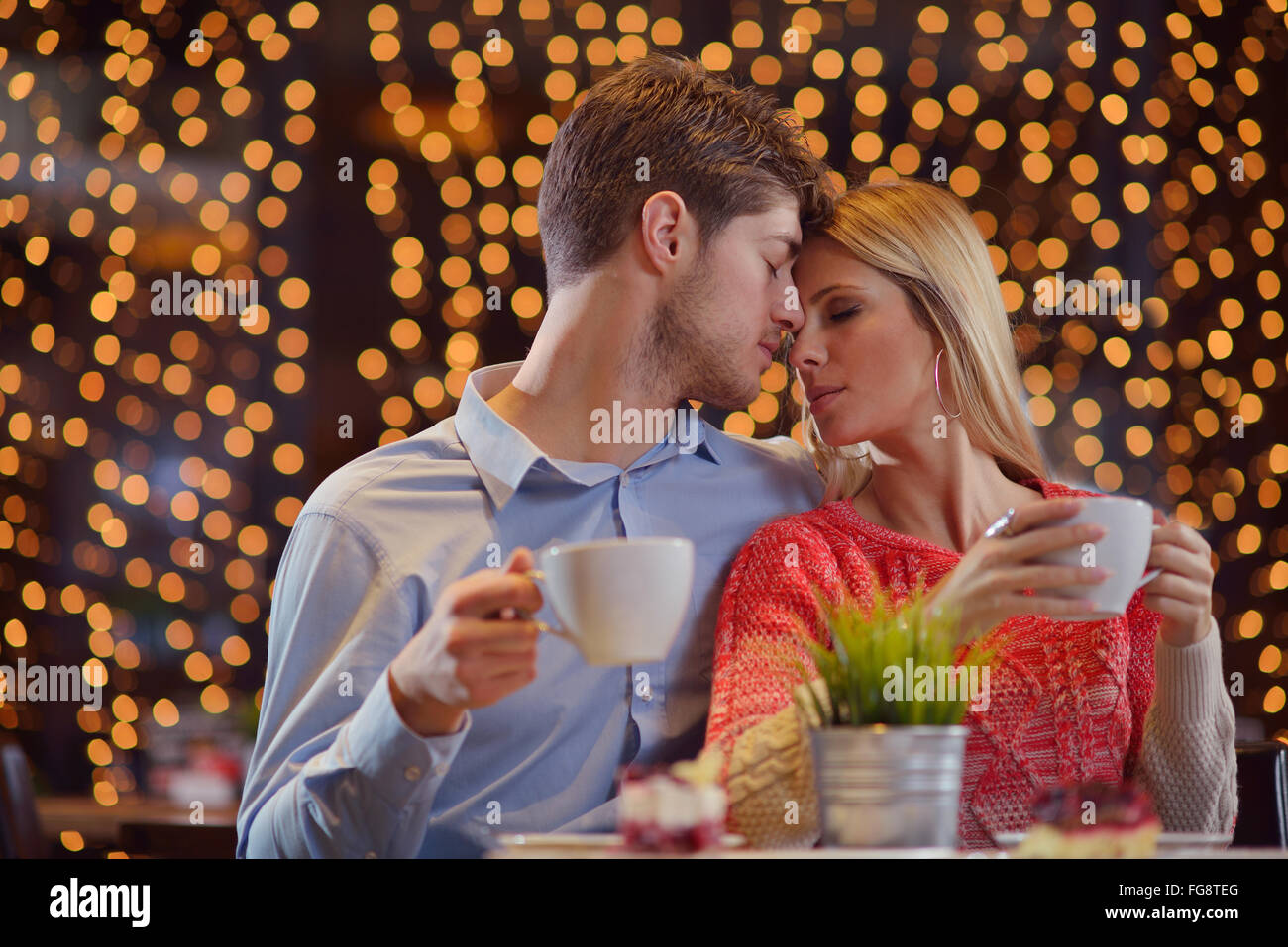 romantic evening date Stock Photo - Alamy