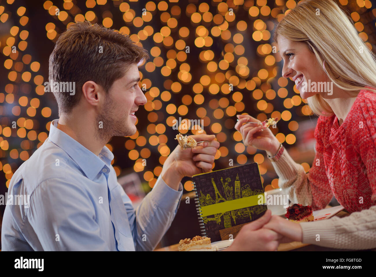 romantic evening date Stock Photo - Alamy