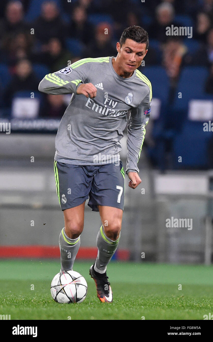 Rome, Italy. 17th Feb, 2016. Cristiano Ronaldo of Real Madrid in action ...