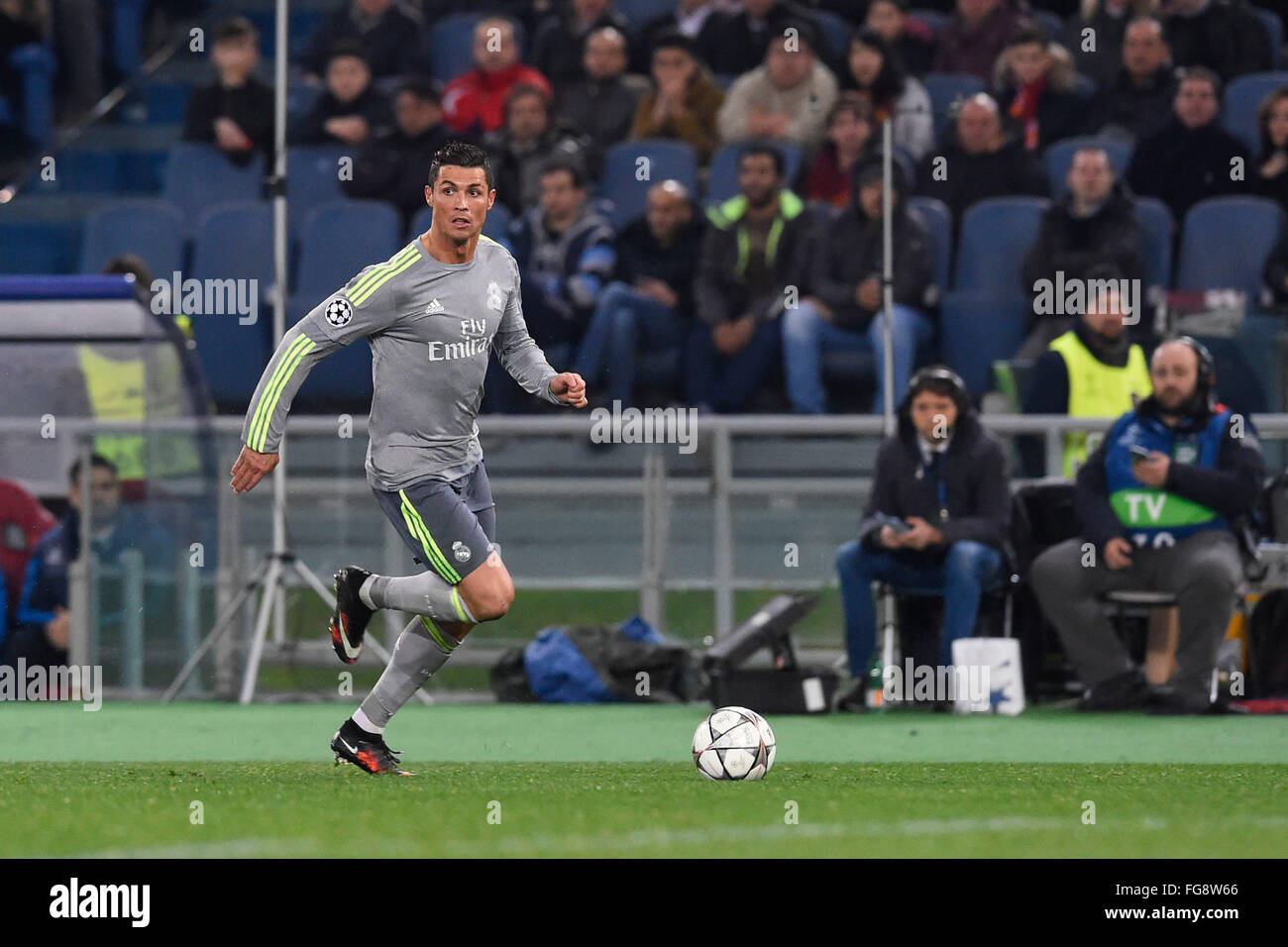 Rome, Italy. 17th Feb, 2016. Cristiano Ronaldo of Real Madrid CF in ...