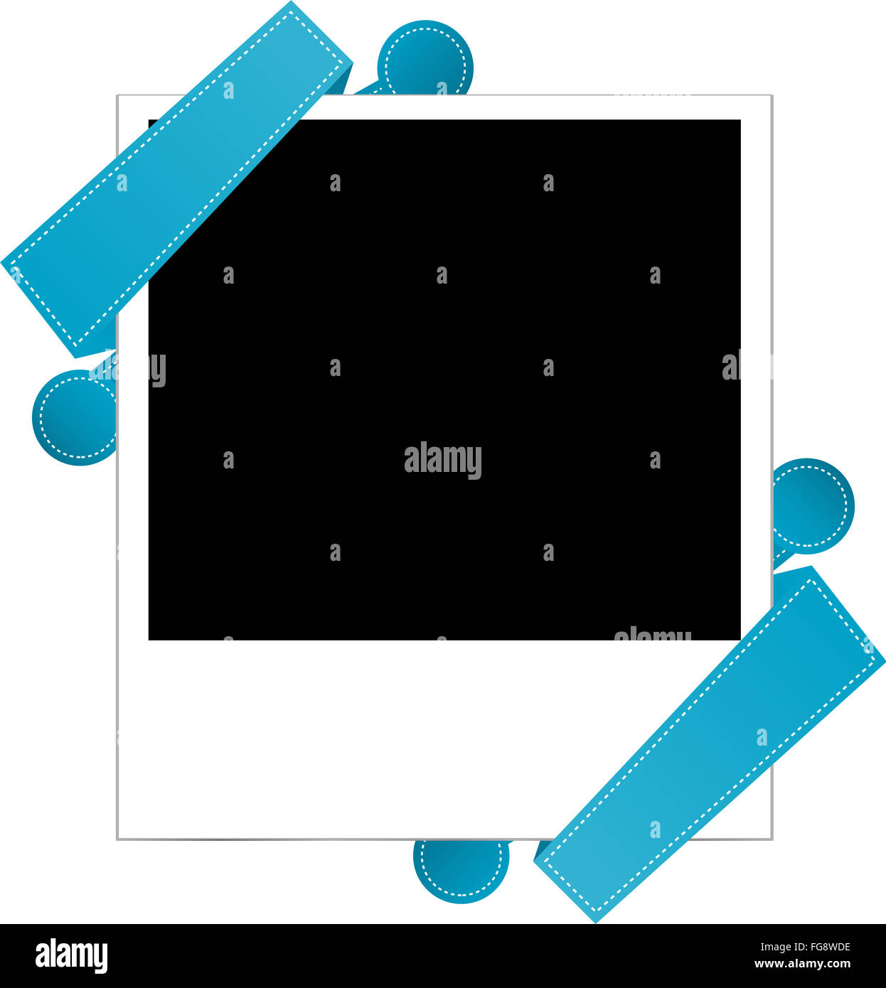 Vintage polaroid photo frame for invitation or congratulation Stock ...